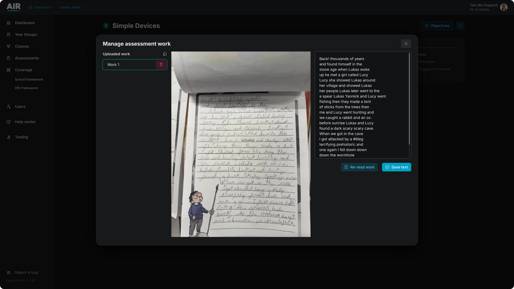 AIR – Instant Writing Assessment & Feedback – Focus Education