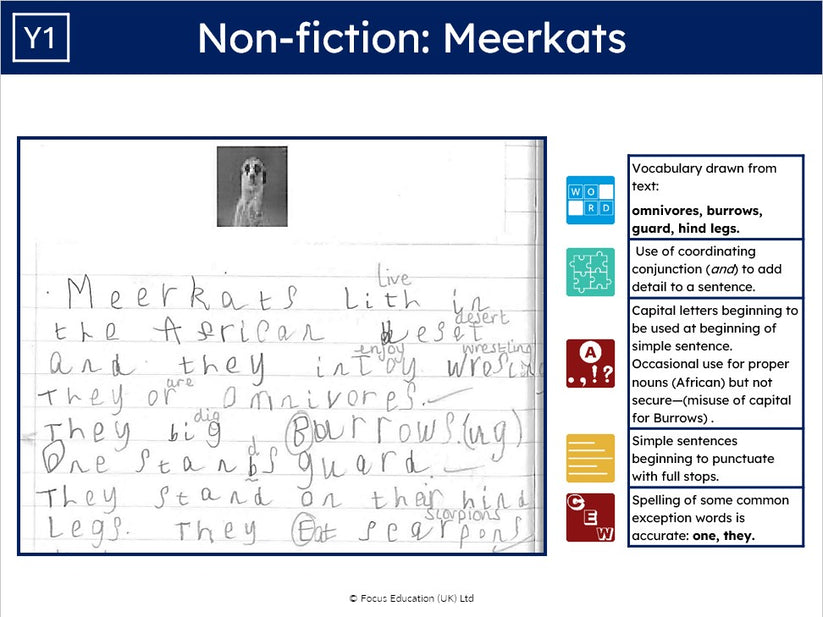Writing Exemplification for Key Stage 1 and Key Stage 2 – Focus Education